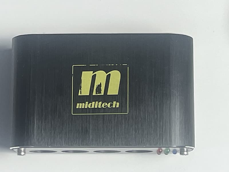 Miditech 4x4 midi interface 2020 - Black | Reverb