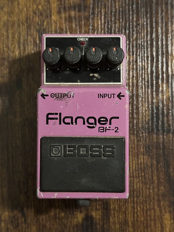 Boss BF-2 Flanger (Black Label) 1980 - 1984 - Purple | Reverb
