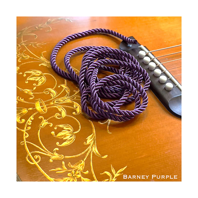 Rural Guitar Vintage Rope Strap - Purple | Reverb