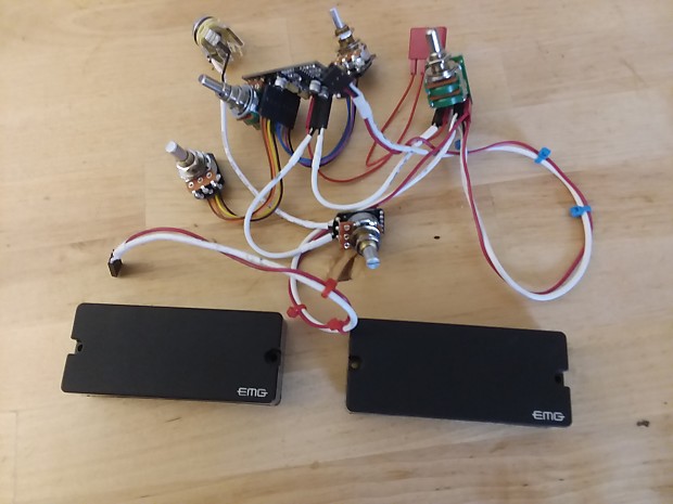 EMG 35J and 35P4 Bass set with BQS System | Reverb