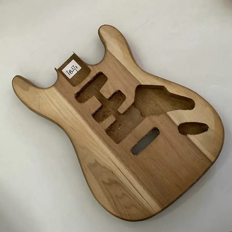 Solid Guitar Strat Style HSS Body DIY Project | Reverb