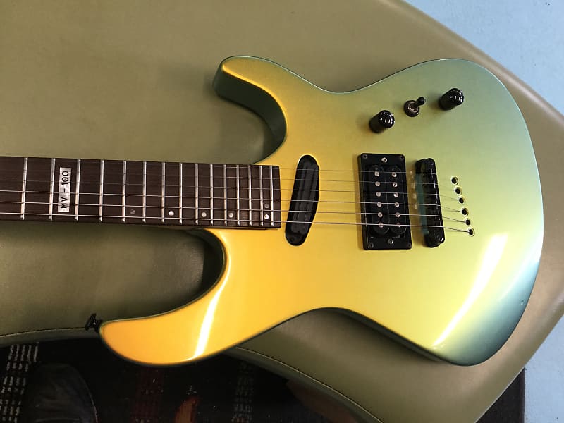 ESP LTD MV-100 2000s Trans green | Reverb