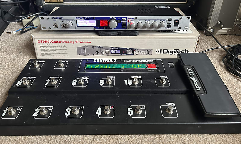 DigiTech GSP 1101 & Control 2 Remote Foot Controller 2007 | Reverb