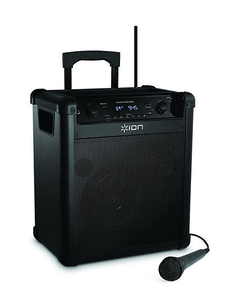 ION Audio Block Rocker iPA76A Portable Bluetooth Speaker with | Reverb