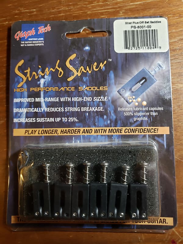 Genuine Graph Tech String Saver Saddles Strat & Tele Offset - | Reverb
