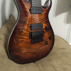 Carvin kiesel CT7 2015 deep orange burst BLACK FRIDAY SALE | Reverb