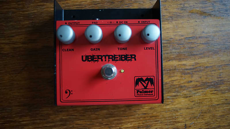 Palmer Uebertreiber Bass Overdrive 2010s Red | Reverb UK