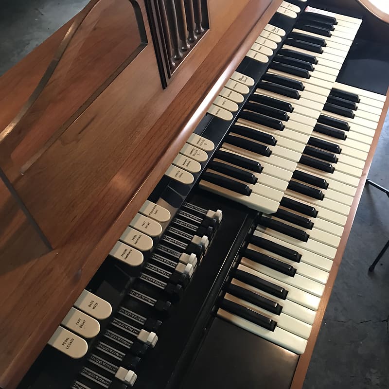 Hammond M-143 1960-1968 Pecan finish French Provincial | Reverb