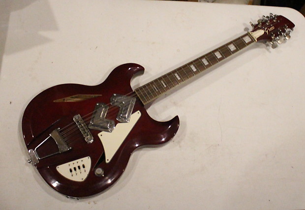 Greco 975 - "Shrike" 12 String Electric Guitar Red | Reverb