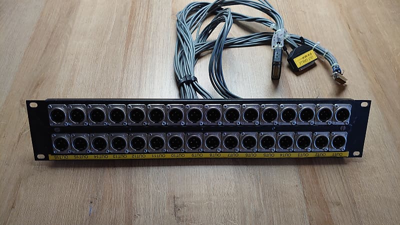 Neutrix 2U Rack Panel – 32×male XLR To 4×DB25 2020 - Steel | Reverb