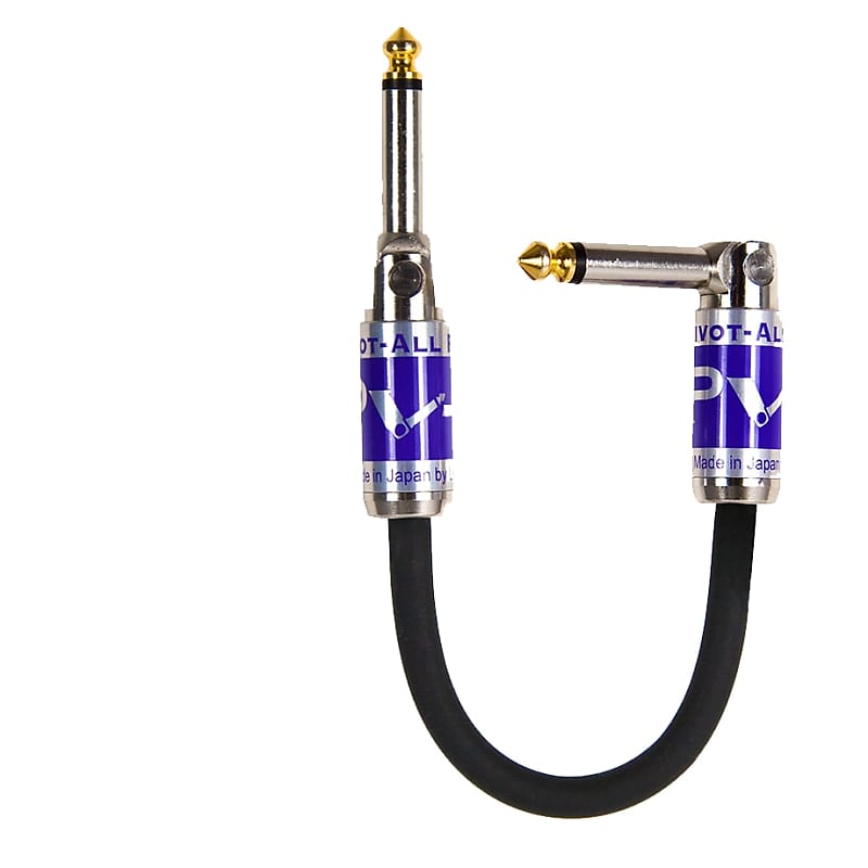 Pivot-All 8-Inch Patch Cable: Rotating Plugs and Mogami Cable | Reverb