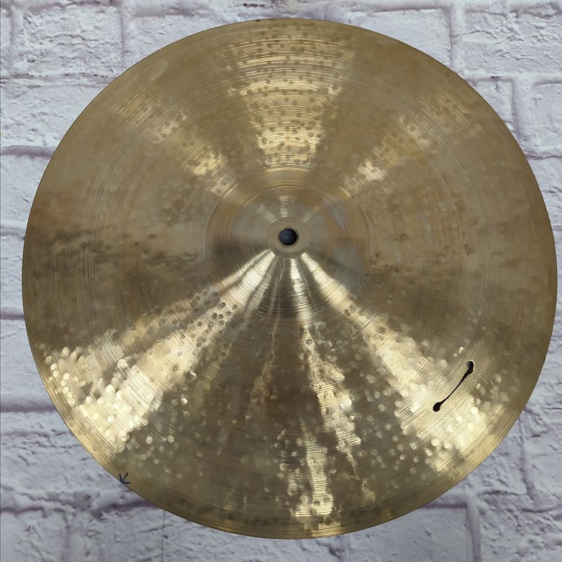 Vintage 1950s Zildjian 18" Crash Ride Cymbal - 1602g | Reverb