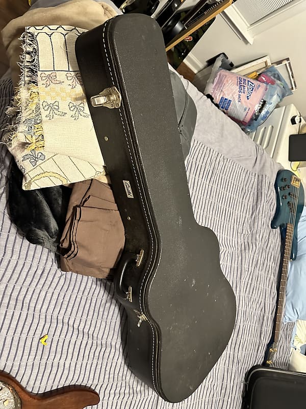 Guild 2520 vintage guitar case 1970s - Black | Reverb