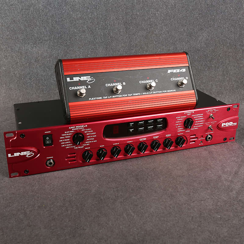Line 6 Pod Pro Rackmount Multi-FX Unit - FB4 Foot | Reverb UK