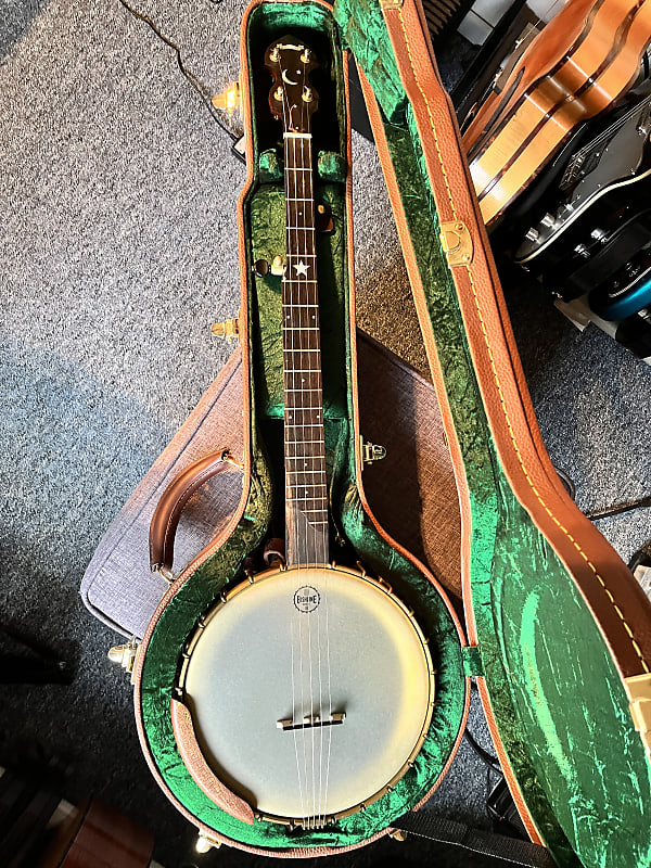 Bishline Okie 5-String Open Back Banjo with case | Reverb