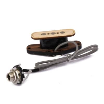 Domino Bridge with Embedded Pickup - Cigar Box Guitar | Reverb