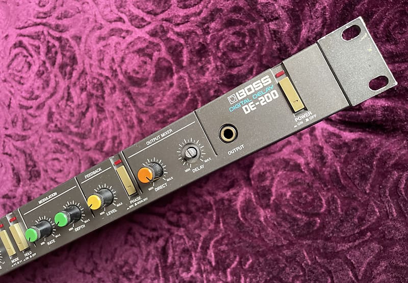Boss DE-200 Digital Delay Rack vintage Rare 12 Bit 240V | Reverb