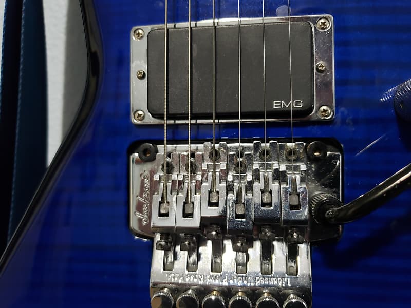 Jackson Warrior 1997 - Midnight Blue Flame | Reverb