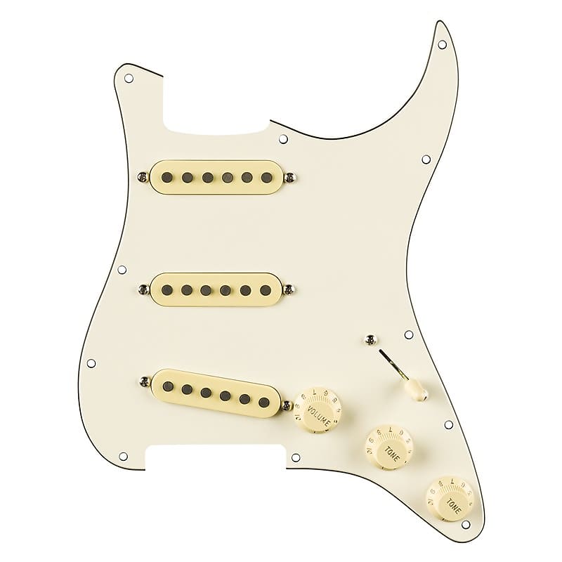Fender Pre-Wired Strat Pickguard, Eric Johnson Signature, | Reverb