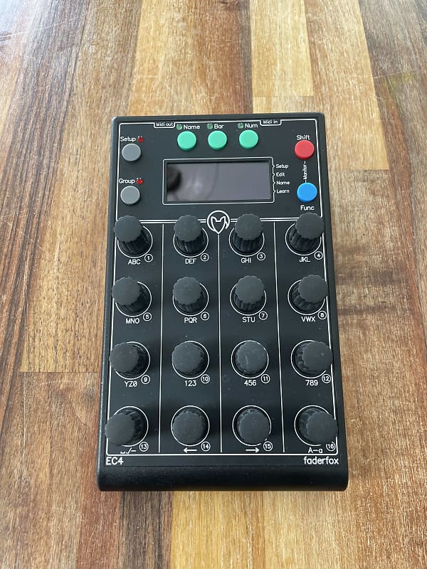 Faderfox EC4 USB MIDI Controller - Black | Reverb