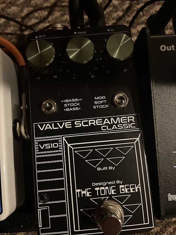 Tone Geek Valve Screamer VS10 Tube Screamer TS10 Clone | Reverb UK