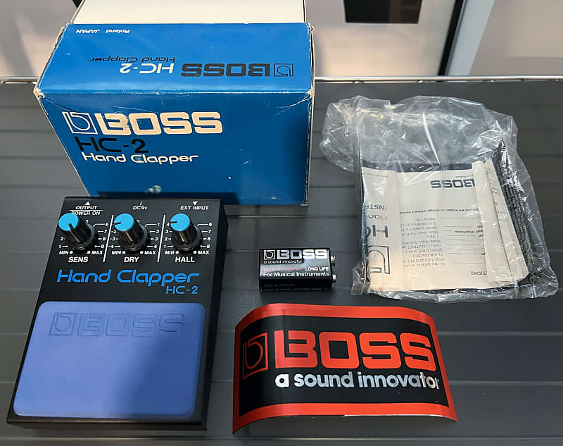 BOSS HC-2 Hand Clapper analog percussion pedal 1984 NOS | Reverb