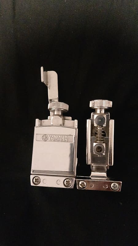 Yamaha Recording Custom 80's Chrome Snare Throw Off and Butt | Reverb