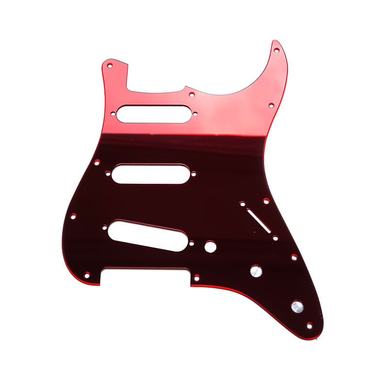 Mirror Stratocaster Electric Guitar Pickguard Scratchplate | Reverb
