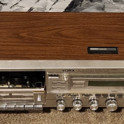 Yorx Rare Vintage Yorx R5285 AM-FM Stereo Cassette Recorder | Reverb