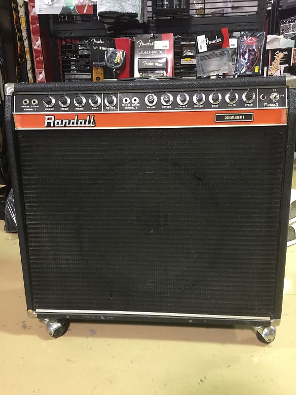 Randall Commander 1 80s Black/red | Reverb