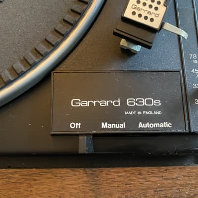 Lloyds Garrard 630S Turntable 1970s Wood Laminate | Reverb