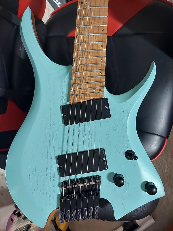 NK 7-string Fanned Fret Headless Electric Guitar 2021 Light | Reverb