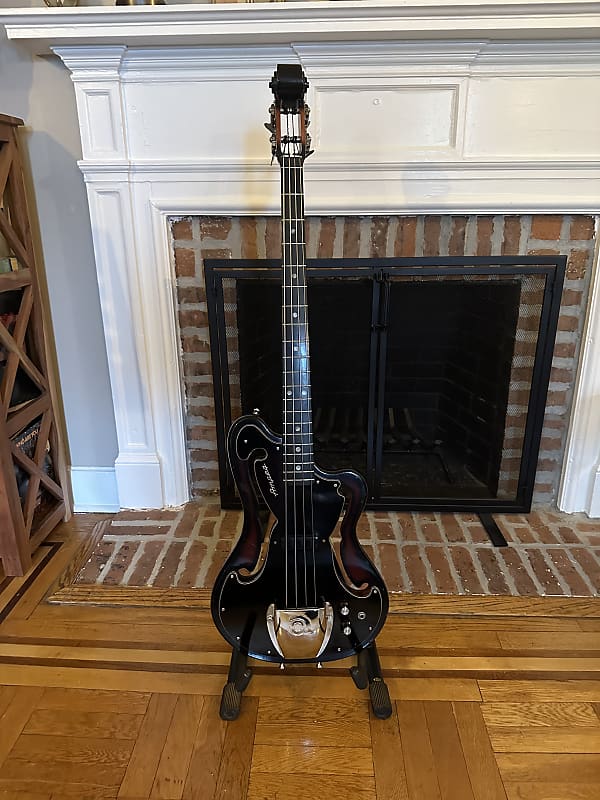 Ampeg AMB-1 1968 Scroll Top Bass w OHSC | Reverb