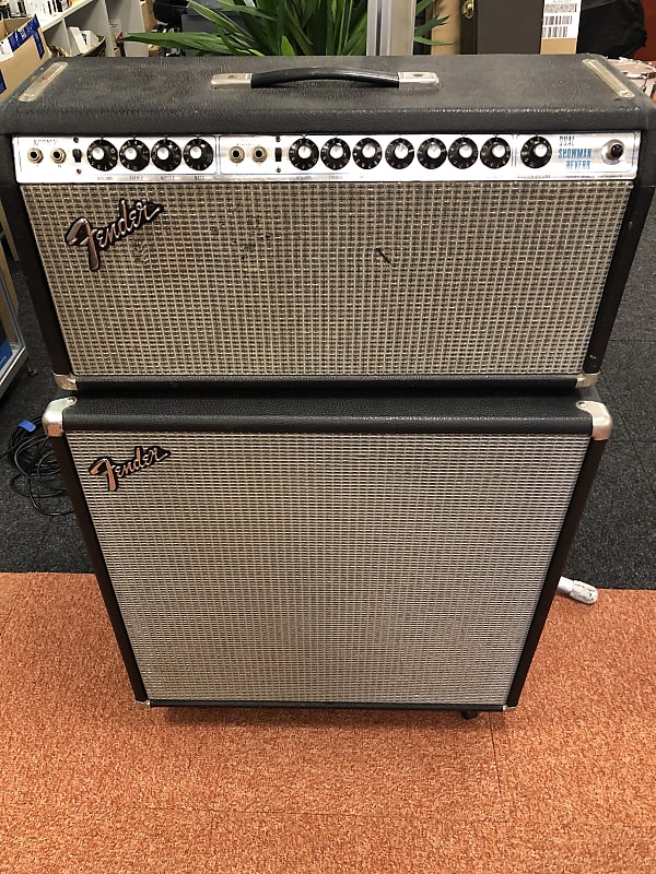 Fender Dual Showman Reverb Head + Cabinet 1974 | Reverb
