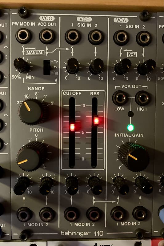 Behringer 110 VCO/VCF/VCA Eurorack Synthesizer Module - 1 of | Reverb