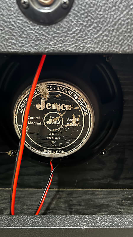 Jensen jet series 1 x 12 custom extension cab - black | Reverb