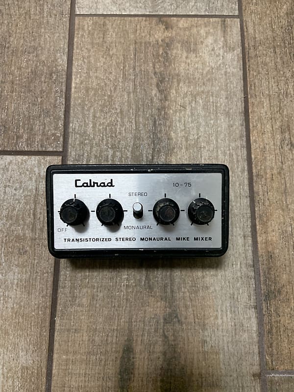 Calrad Transistorized Stereo Monaural Mike Mixer | Reverb