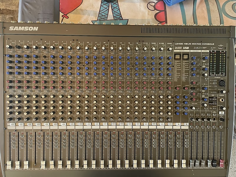 Samson L2400 - 24 channel/4 bus mixing console | Reverb