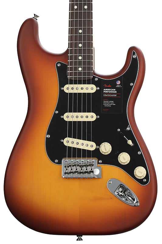 Fender Limited-edition American Performer Timber Stratocaster | Reverb