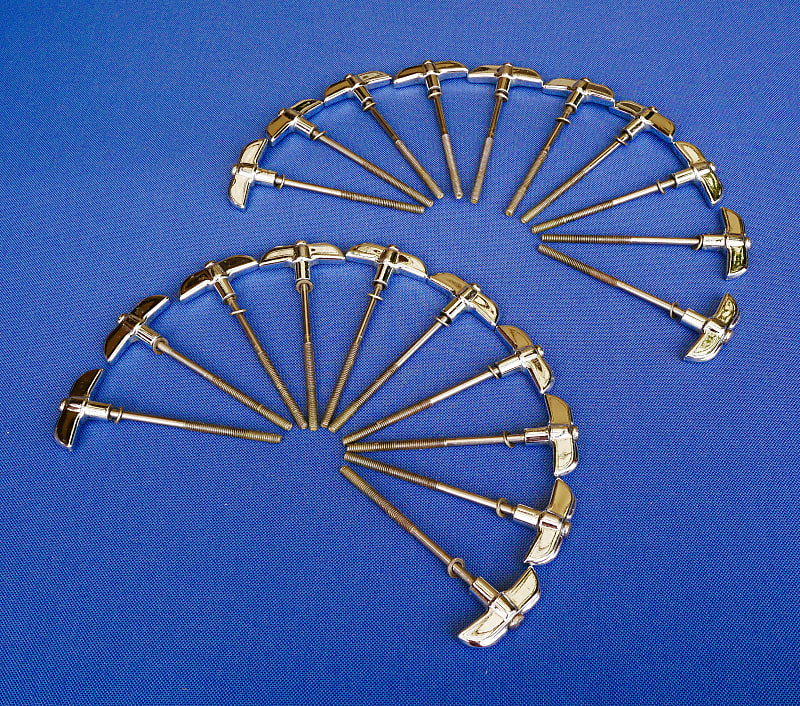 Rogers T-rods Tension Rods Bass Drum Lot of 20 Vintage | Reverb