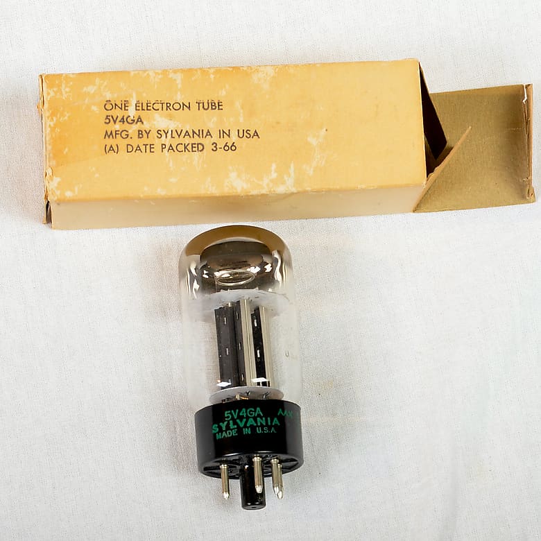 Sylvania 5V4GA Rectifier Tube - Tests Strong | Reverb