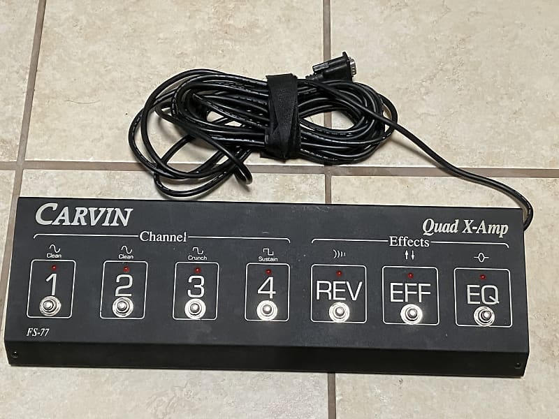 Carvin FS-77 foot switch for Quad X-Amp | Reverb