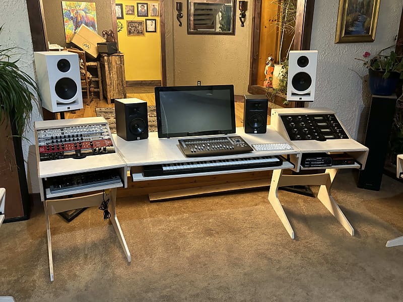 Trinity Desk Designs Hybrid 2x1 bay desk Sidecar expansion | Reverb