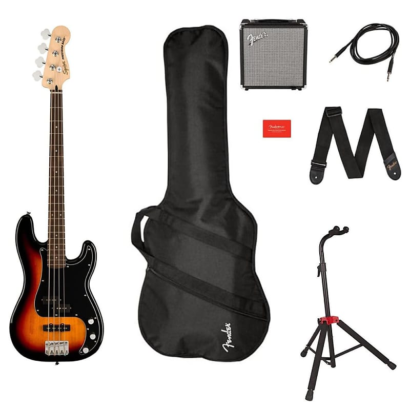 Squier by Fender Precision Bass Guitar Kit, Affinity Series, | Reverb
