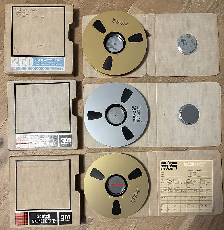 3M Scotch 206 and 250 1-inch reels | Reverb