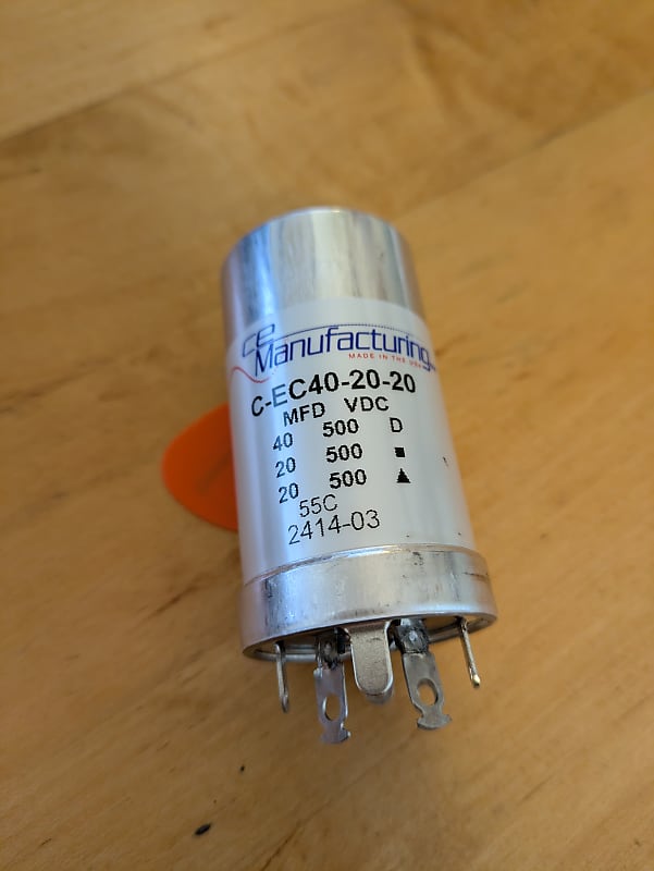 CE Manufacturing Multi Section can capacitor Fender Champ | Reverb