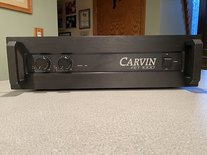 Carvin FET 1000 Power Amplifier 1995 Black | Reverb