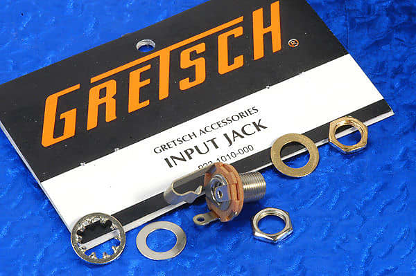 Gretsch 1/4" Guitar Input Jack With Hardware, 9221010000 | Reverb