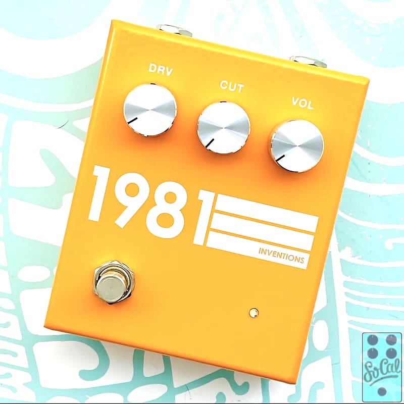 1981 Inventions DRV Overdrive “PSL Orange” | Reverb Australia
