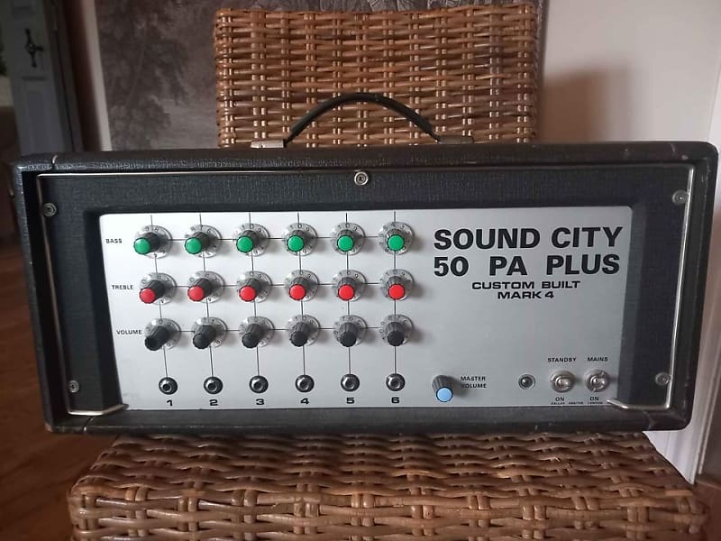 Sound City PA 50 Plus 1970s | Reverb